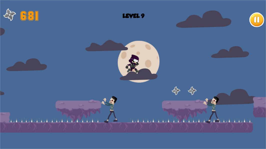 Ninja Run Adventure - 21 levels - HTML5 Game - Web & Mobile + AdMob (CAPX, C3p and HTML5) by LinBeck
